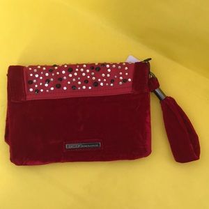 BCBGeneration | Bags | New Burgundy Velvet Bcbgeneration Mini Bag ...